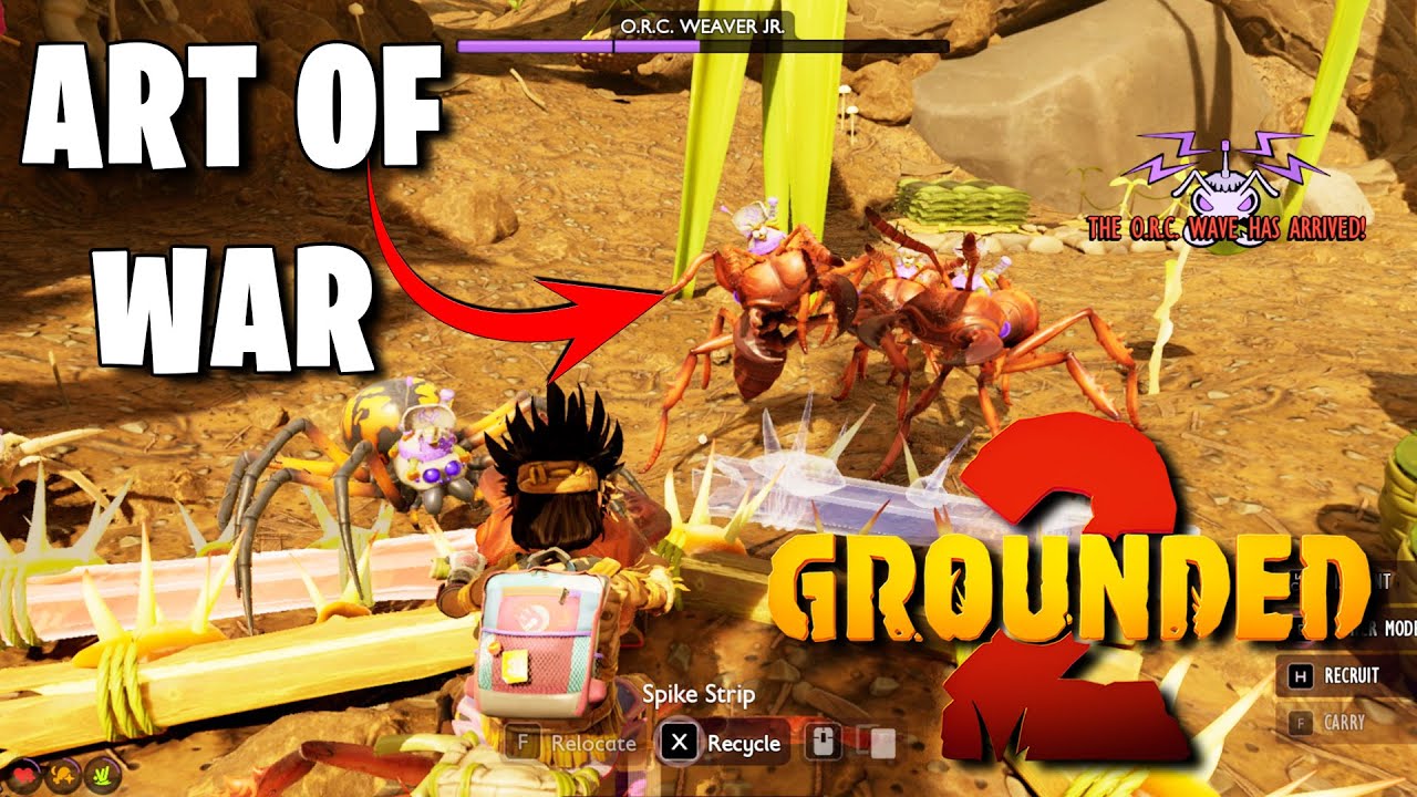 DEFEAT THE ART OF WAR IN GROUNDED 2 - YouTube