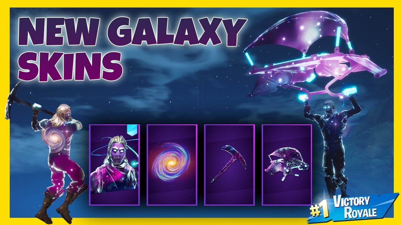 NYA GALAXY SKINS UTE + FULL GALAXY SET GAMEPLAY | FORTNITE PÅ SVENSKA ...