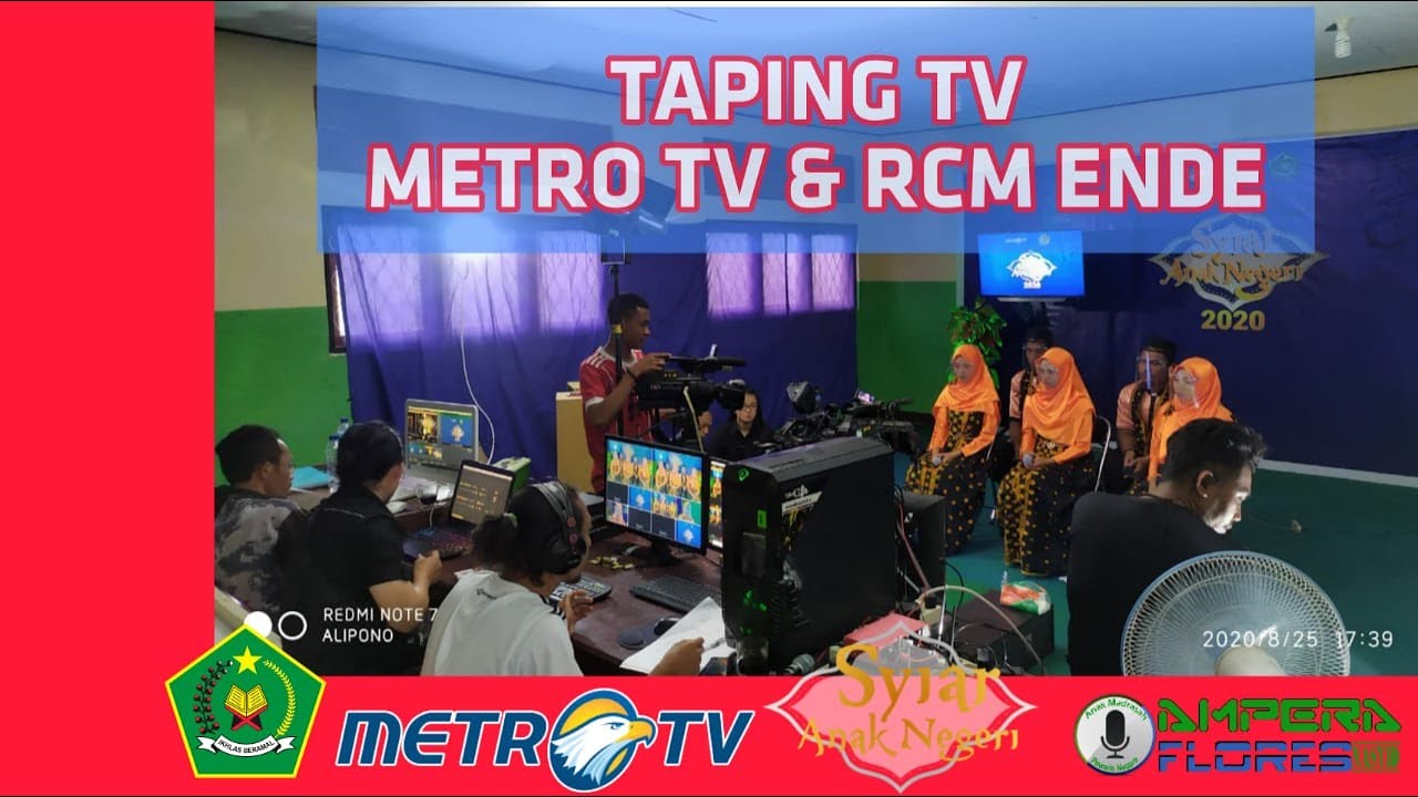 Tapping TV Studio Metro TV dan Studio RCM // AMPERA NASYID Episode 6 ...