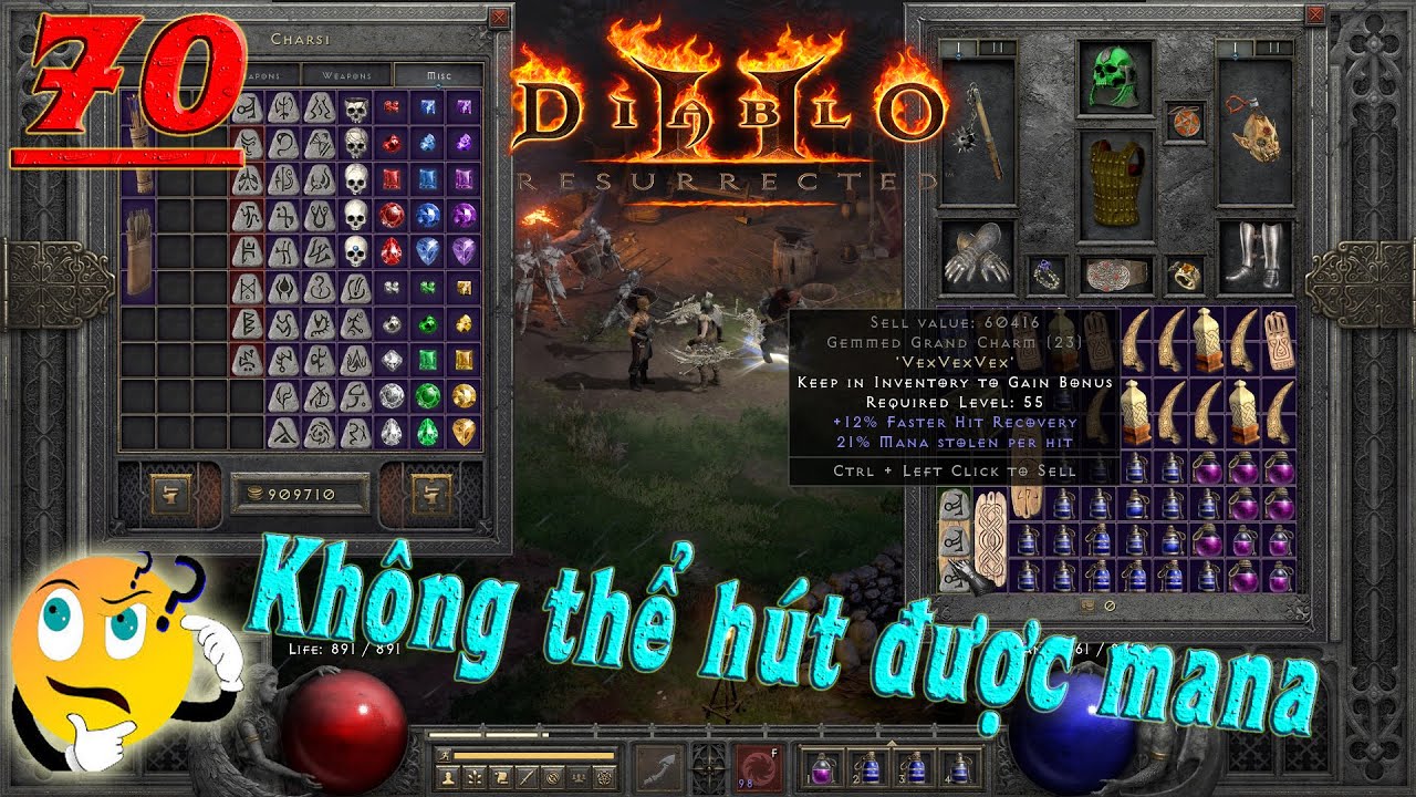 Diablo II Resurrected : Không thể hút được mana , điều này làm sao có ...