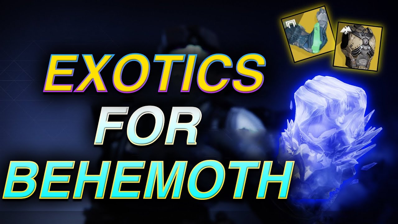 BEST Exotics For Behemoth | NEW Stasis Titan Abilities | NEW Stasis ...
