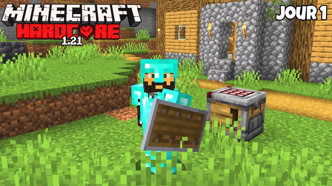 Un début de survie INCROYABLE sur Minecraft Hardcore 1.21 | Hardcore 1. ...