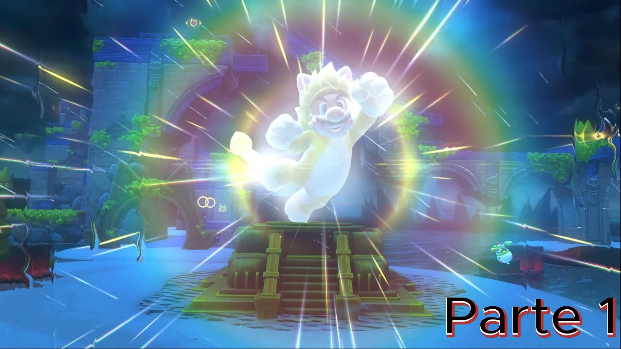 Mari giga gato super mario 3d world +bower fury - YouTube