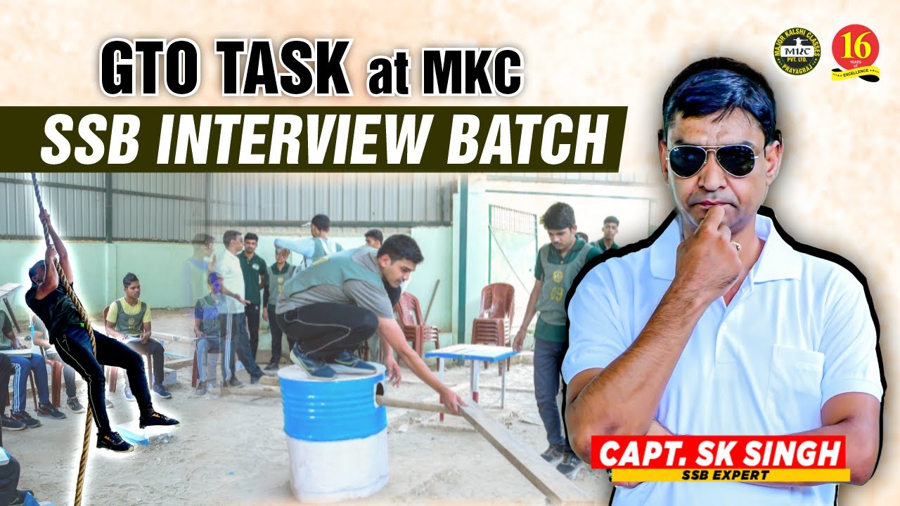 Glimpse of GTO Session at MKC | SSB GTO Training at India's Largest GTO ...