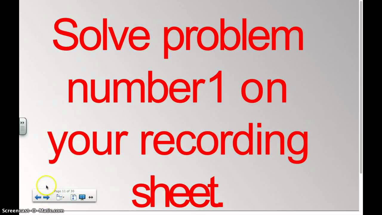 Problem Solving Flipped Video Youtube