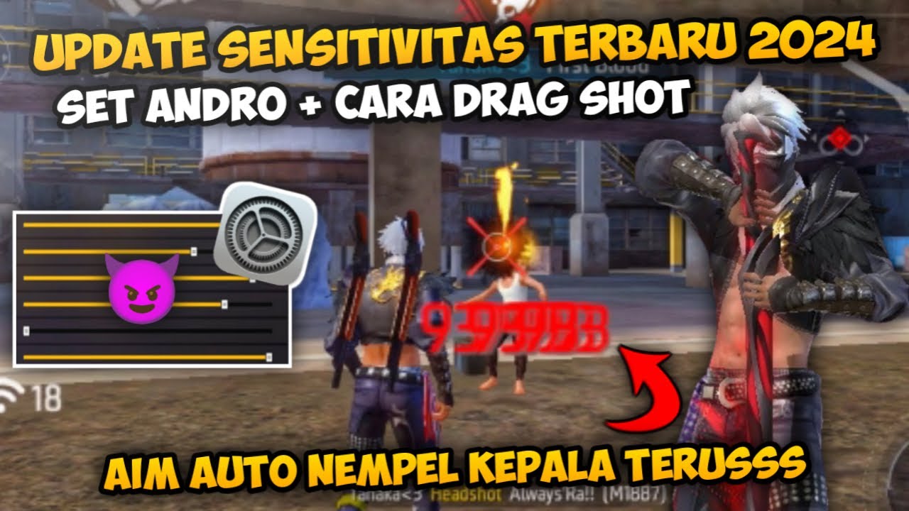 SET ANDRO 60HZ GACOR 😈🔥UPDATE SENSITIVITAS FF AUTO HEADSHOT 2024 || SETTING TOMBOL TEMBAK FF ...