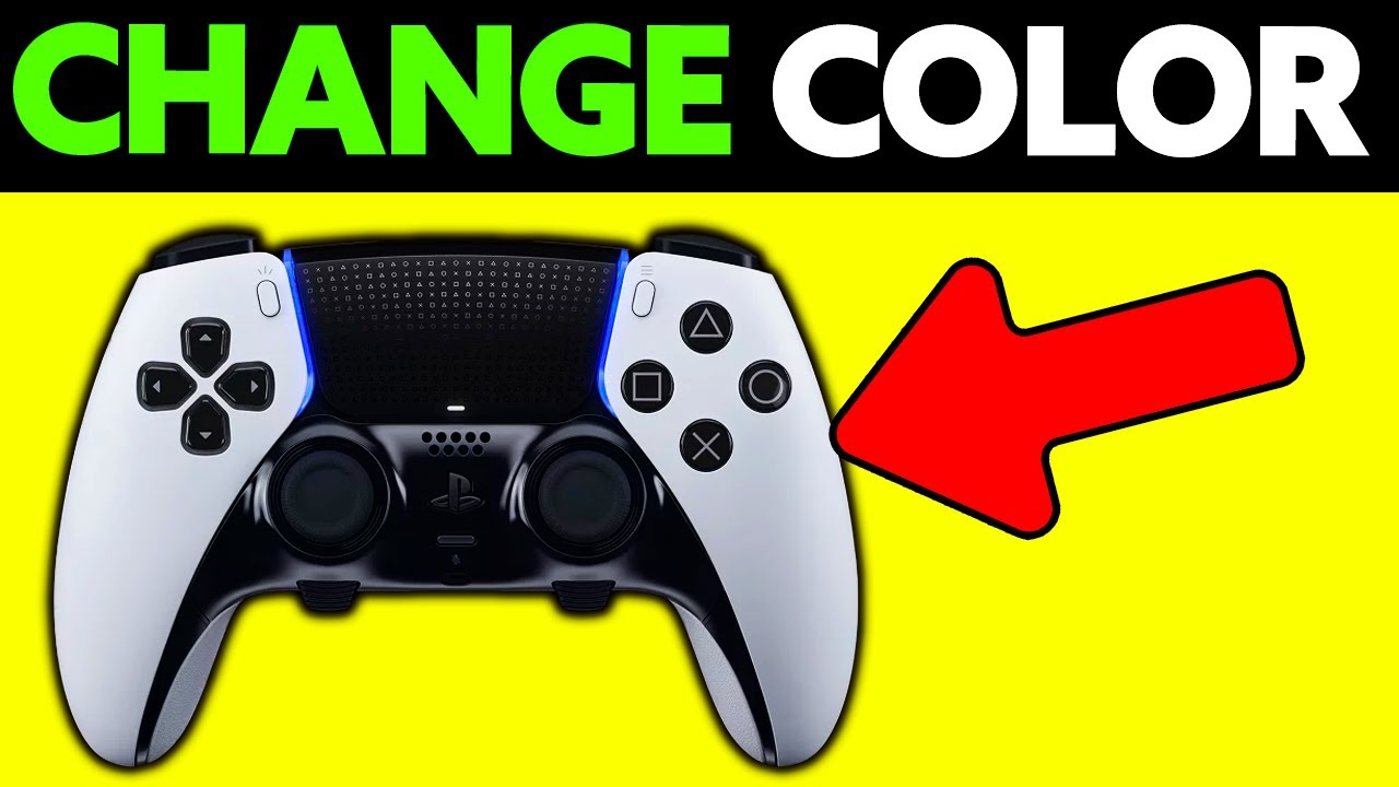 How To Change PS5 Controller Color? (2025) - YouTube