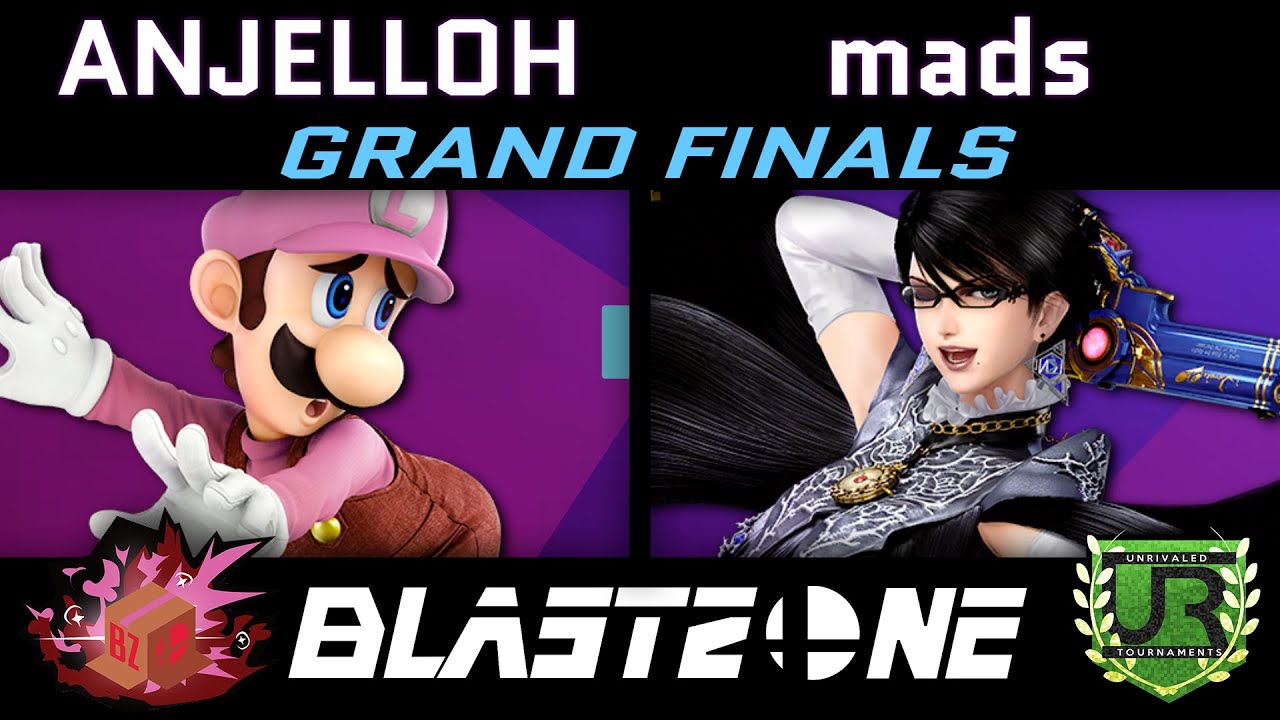 ANJELLOH (Luigi) vs mads (Bayonetta) Blast Zone 116 GRAND FINALS - YouTube