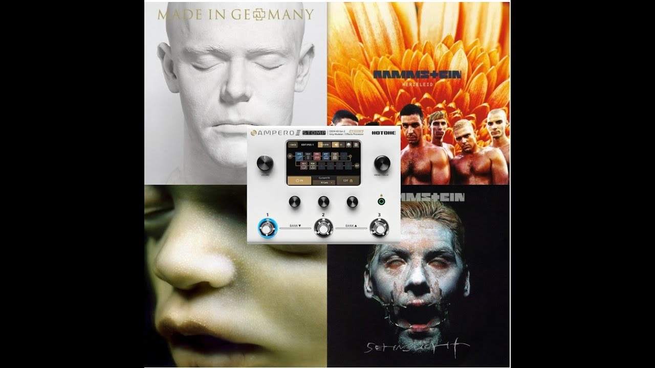 Hotone Ampero 2 Stomp Rammstein Tone - YouTube