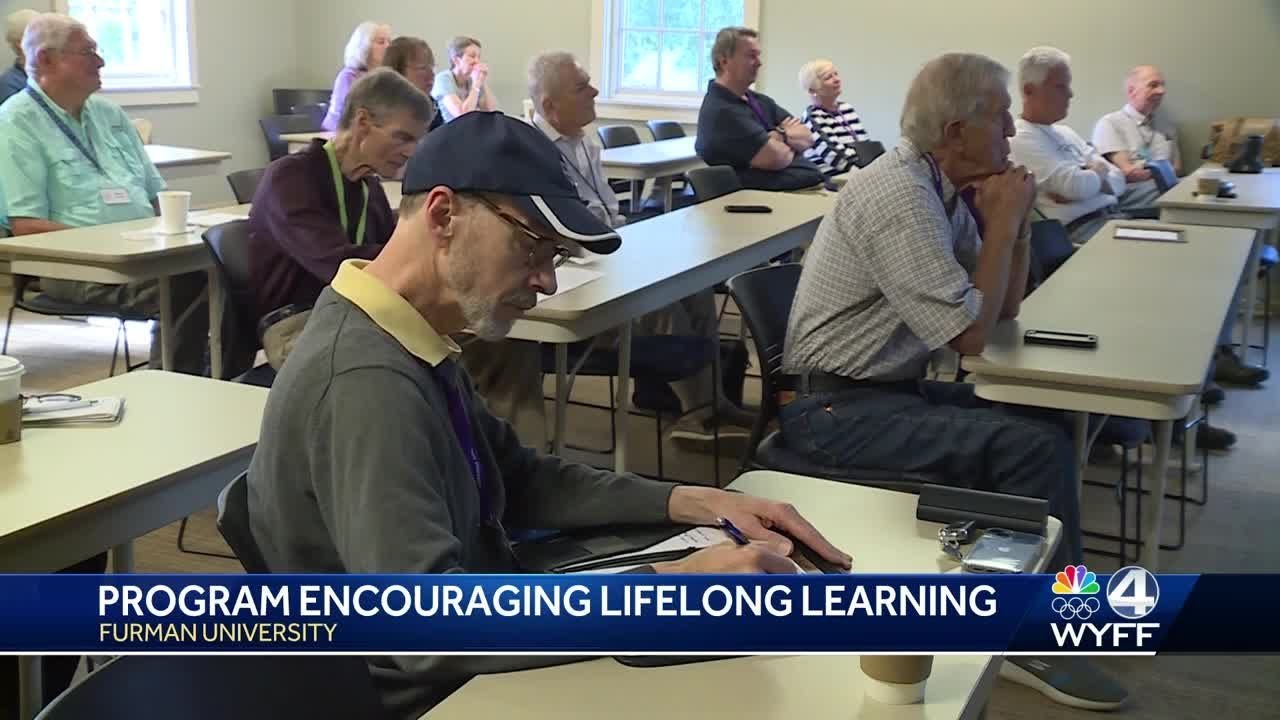Furman University encourages lifelong learning with Olli program - YouTube