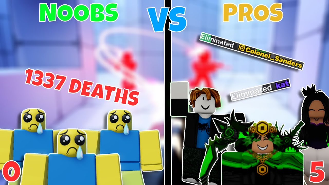 Noobs VS Pros in Roblox Rivals! - YouTube