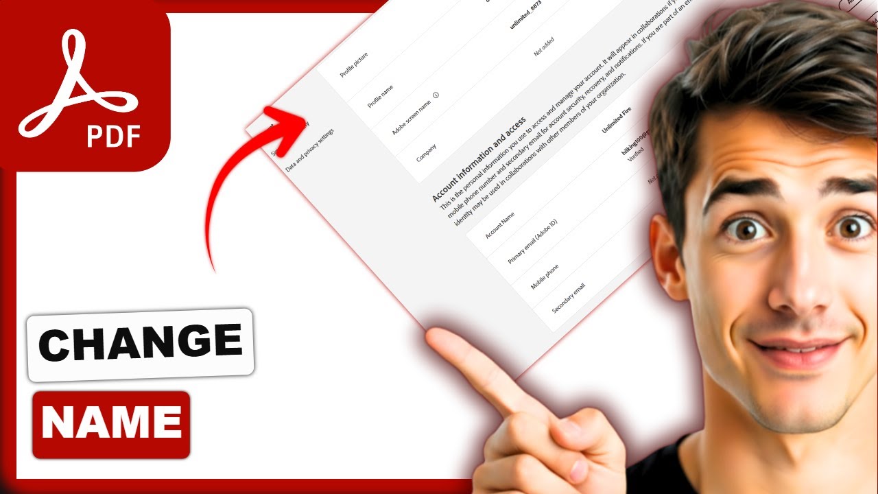 How to change login name in Adobe Acrobat (Easiest Way)(2026 Guide ...