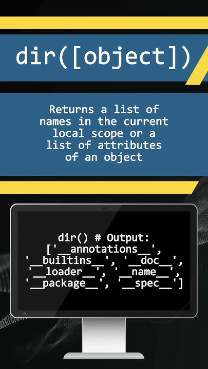 Mastering Python's dir() Function #pythonic #coding #phython # ...