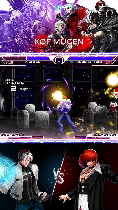 [KOF MUGEN] True Kychiel Vs Orochi Iori AD #kof #kychiel #kof15 #ioriyagami - YouTube