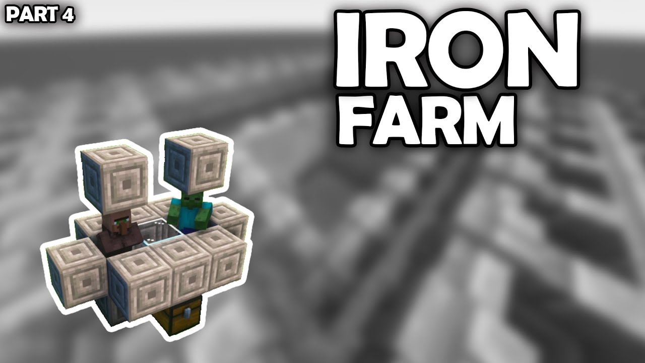 Minecraft | automatic Iron farm - YouTube