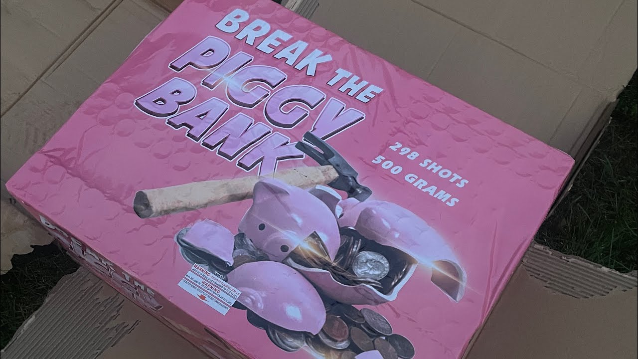 BREAK THE PIGGY BANK 298 SHOT!!! - YouTube