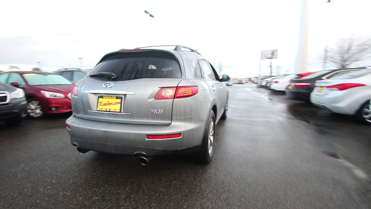 2007 INFINITI FX35 | Liquid Platinum Metallic | 7X202624 | Tacoma ...