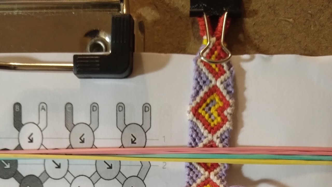 Friendship Bracelet Setup - YouTube
