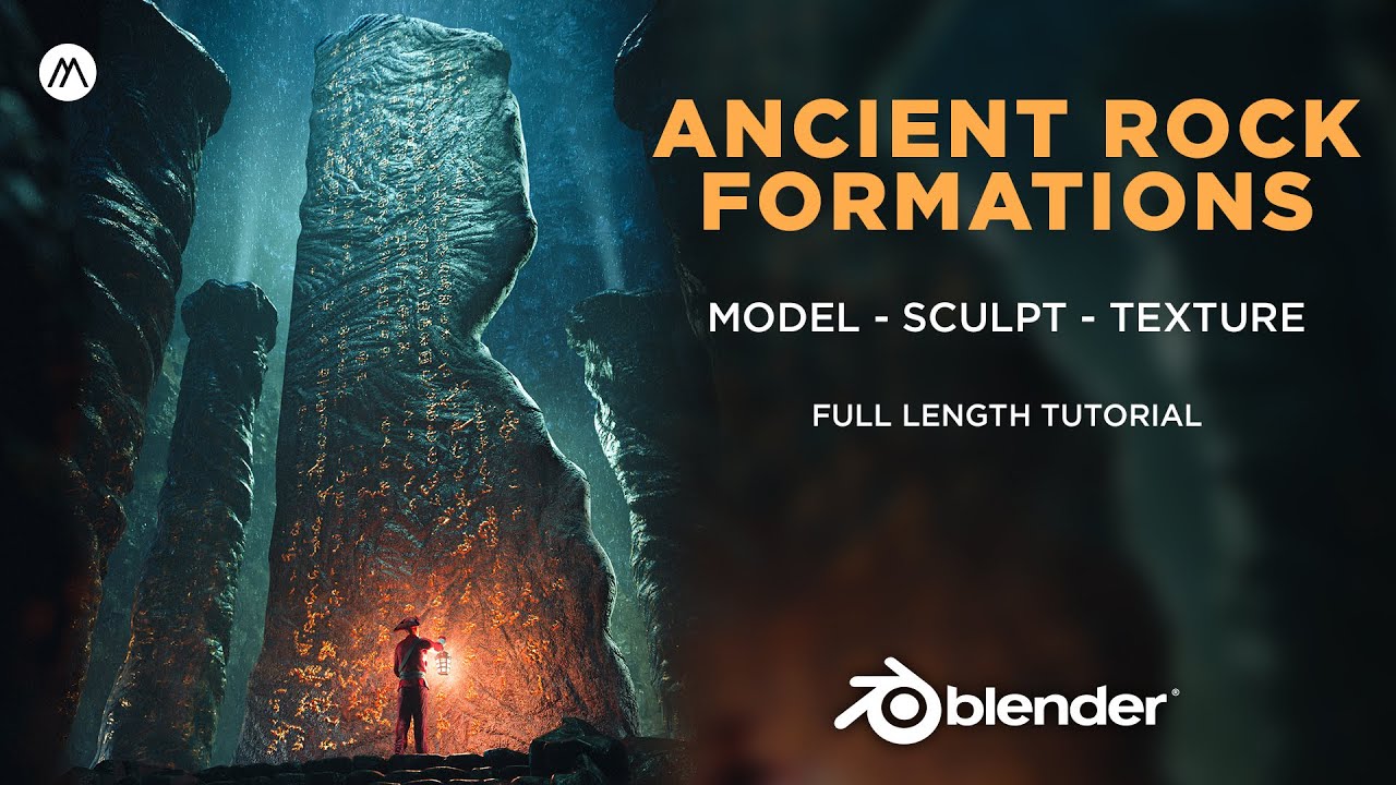 How to create Ancient Rocks in Blender - Part 1 | Modeling & Sculpting ...