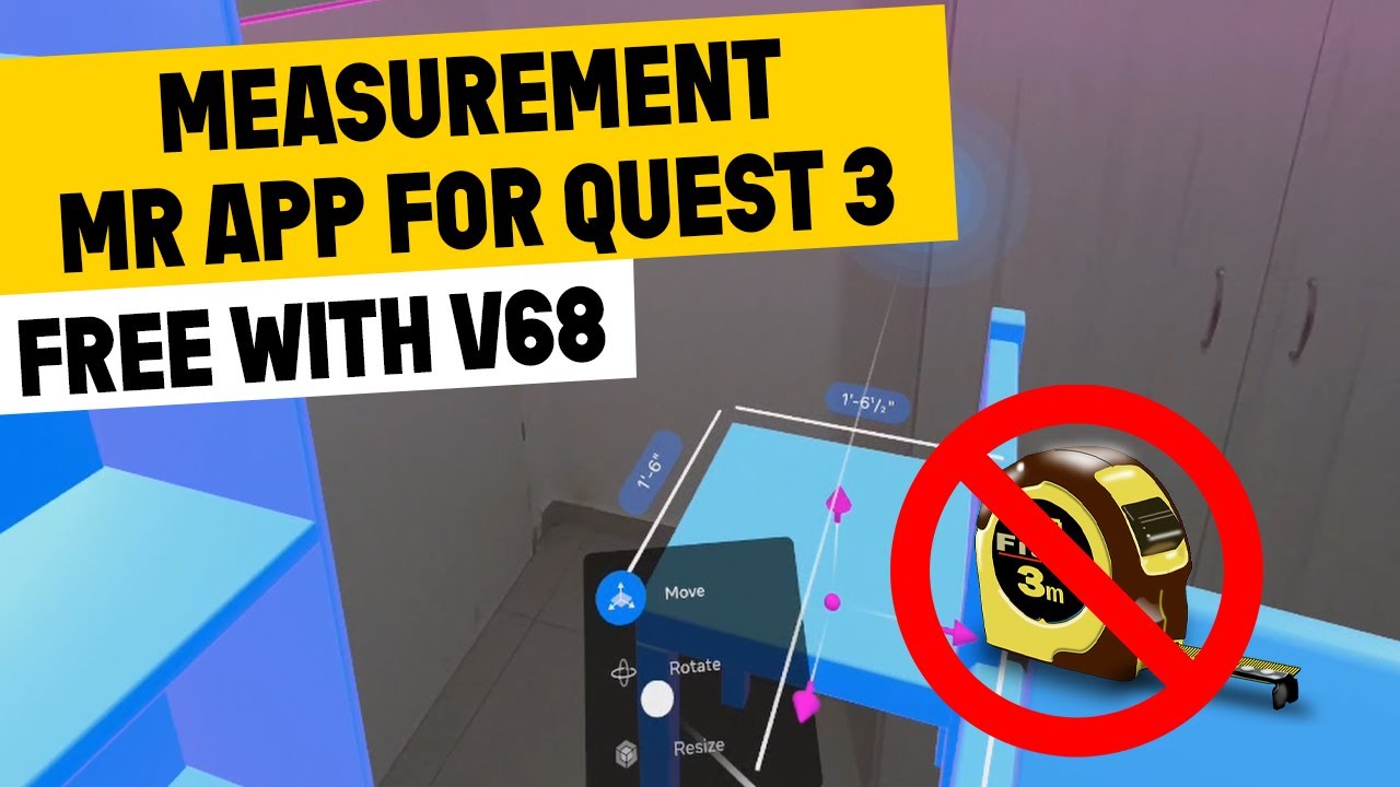 Meta's LAYOUT Measurement Quest 3 App in Mixed Reality for DIY & Home ...