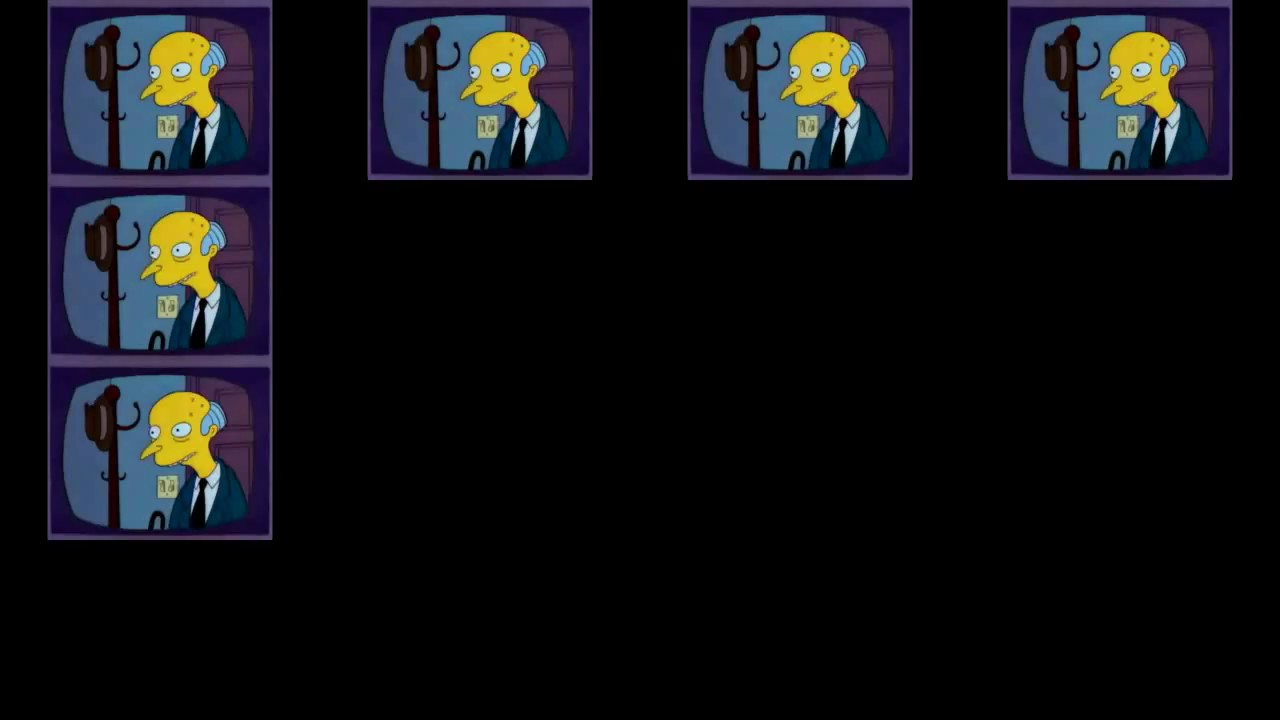 Mr. Burns says "yes" 1365 times - YouTube