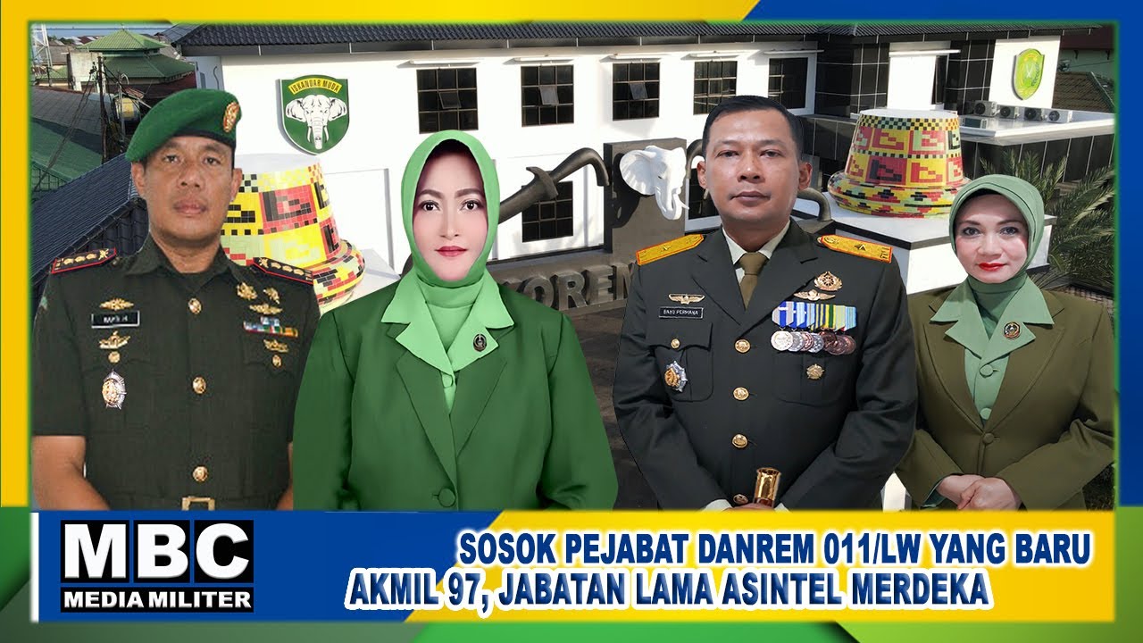 Sosok Kolonel Kapti Pejabat Baru Danrem 011 Lilawangsa Termuda | MBC ...