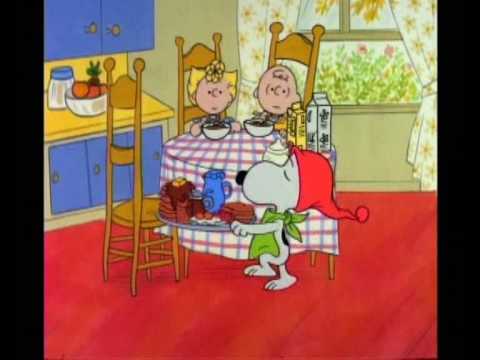 Snoopy's breakfast - YouTube