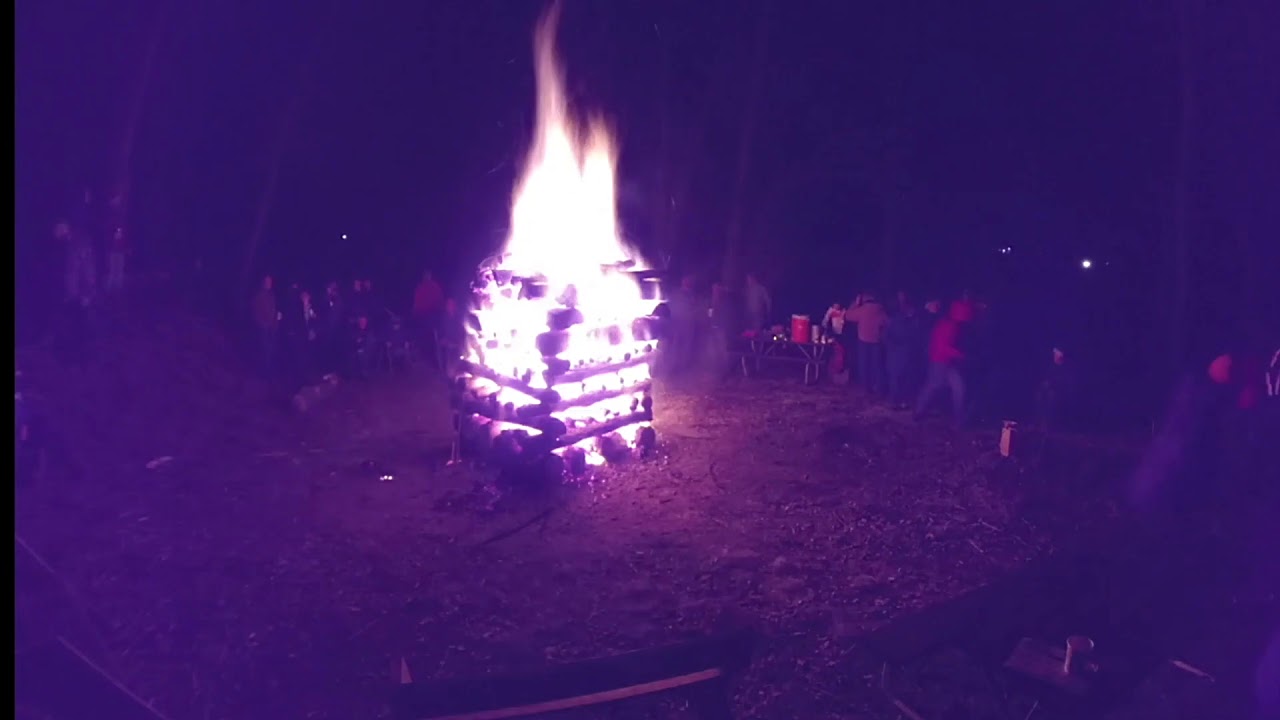 2018 Winter Solstice Bonfire : Mazomanie - YouTube