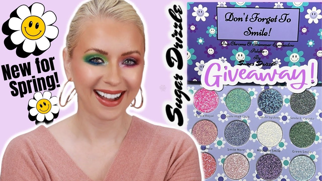 Sugar Drizzle DON'T FORGET TO SMILE PALETTE | 2 LOOKS + LIVE SWATCHES ...