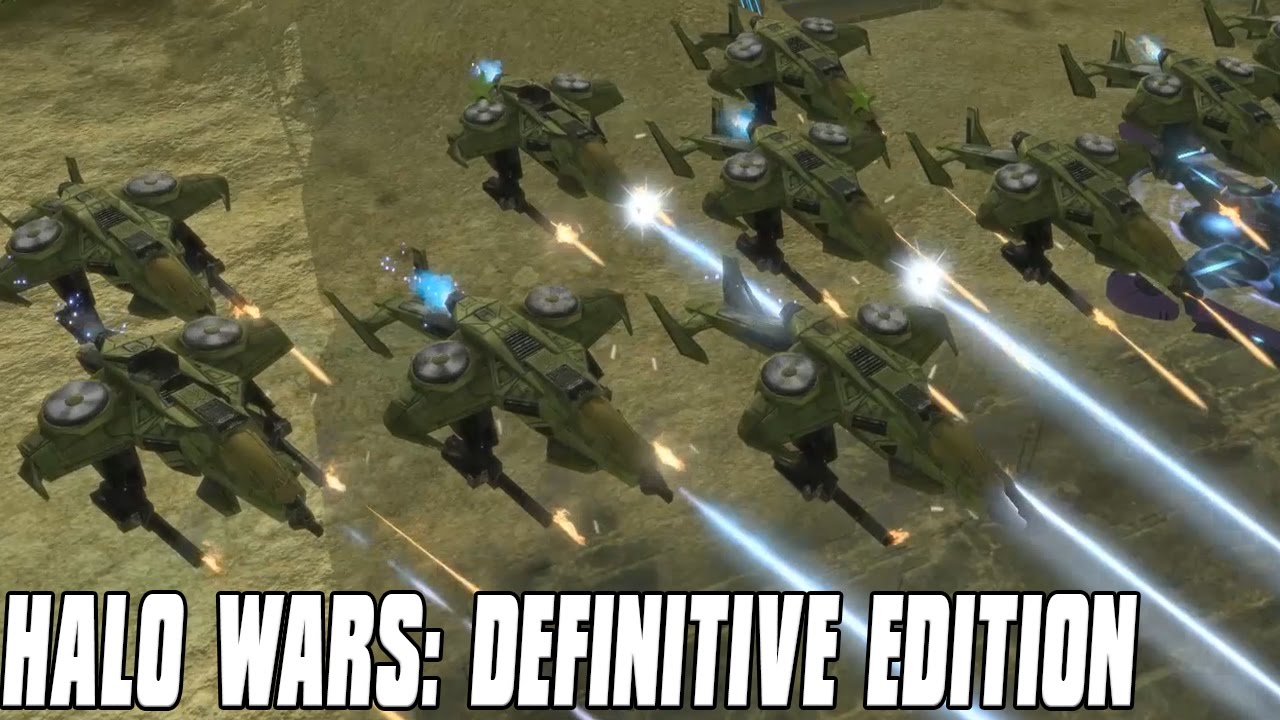 Halo Wars: Definitive Edition Gameplay Swooping Hawks - YouTube