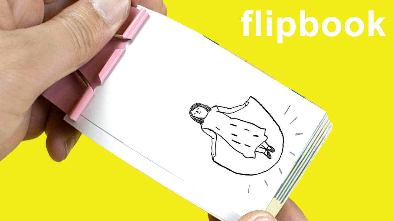 Dancing girl-flip book ideas - YouTube