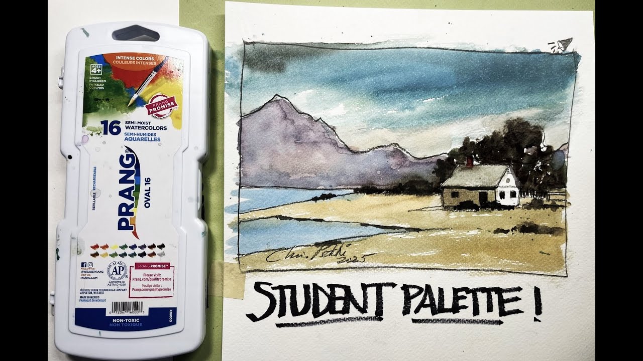 Best Student Watercolor Palette for Beginners - with Chris Petri - YouTube