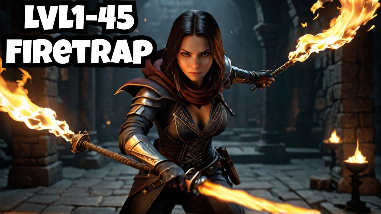 D2R Season 7 FireTrap Assassin build from LVL1 (part1) #d2r #d2resurrected - YouTube