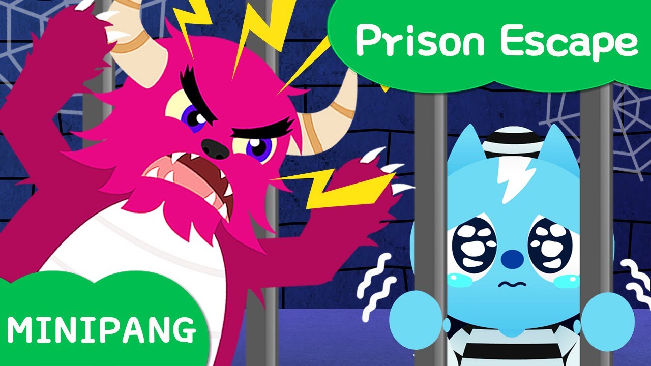 Learn colors with MINIPANG | ⛓️Prison Escape | MINIPANG TV 2D Play ...