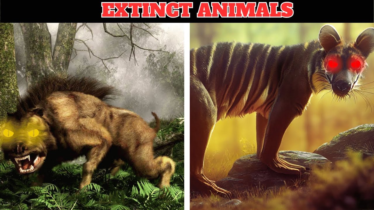 10 Animals that are EXTINCT || Scary!! - YouTube