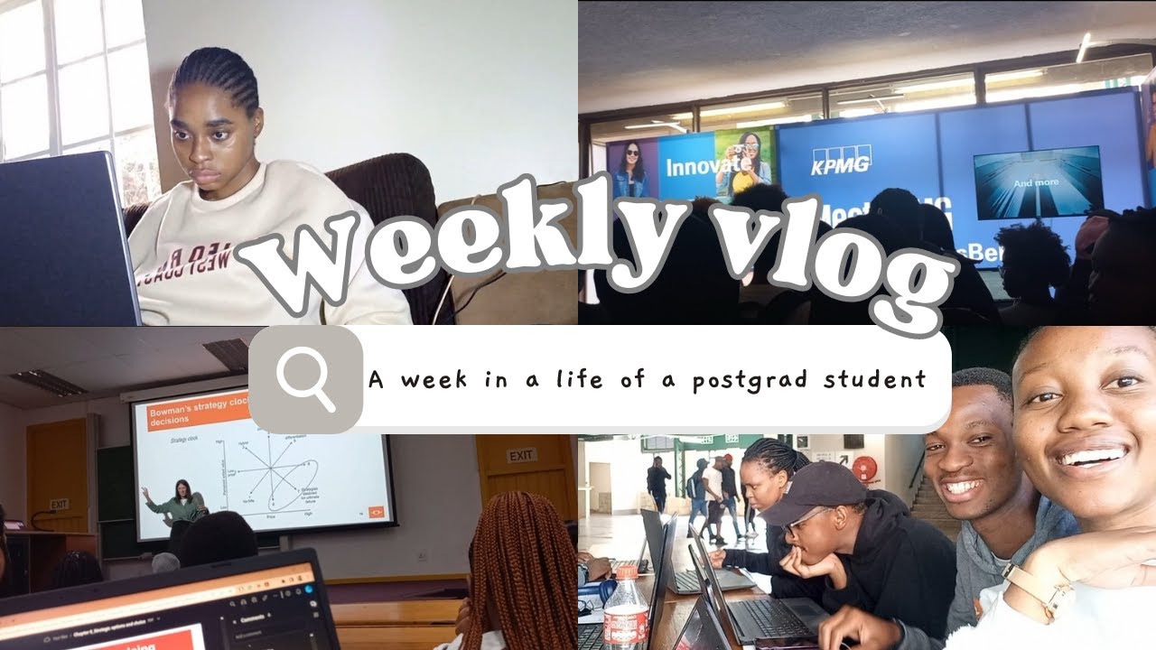 VLOG:Career Fair |Group project| Postgraduate student at UJ| Uni ...