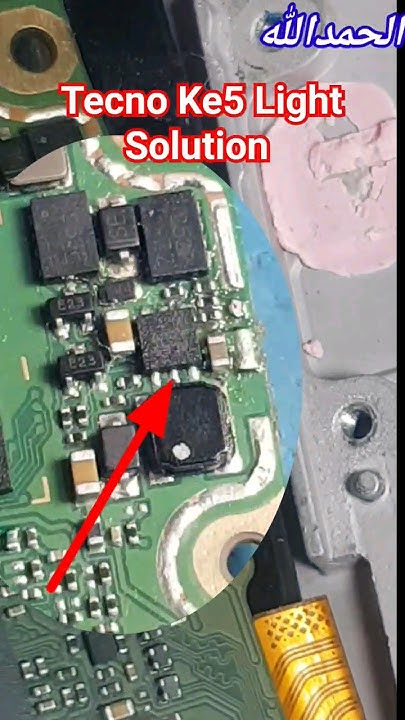 Tecno KE5 Spark 6 Go Light Solution Easy Jumper 100%Fixed lcd backlight - YouTube