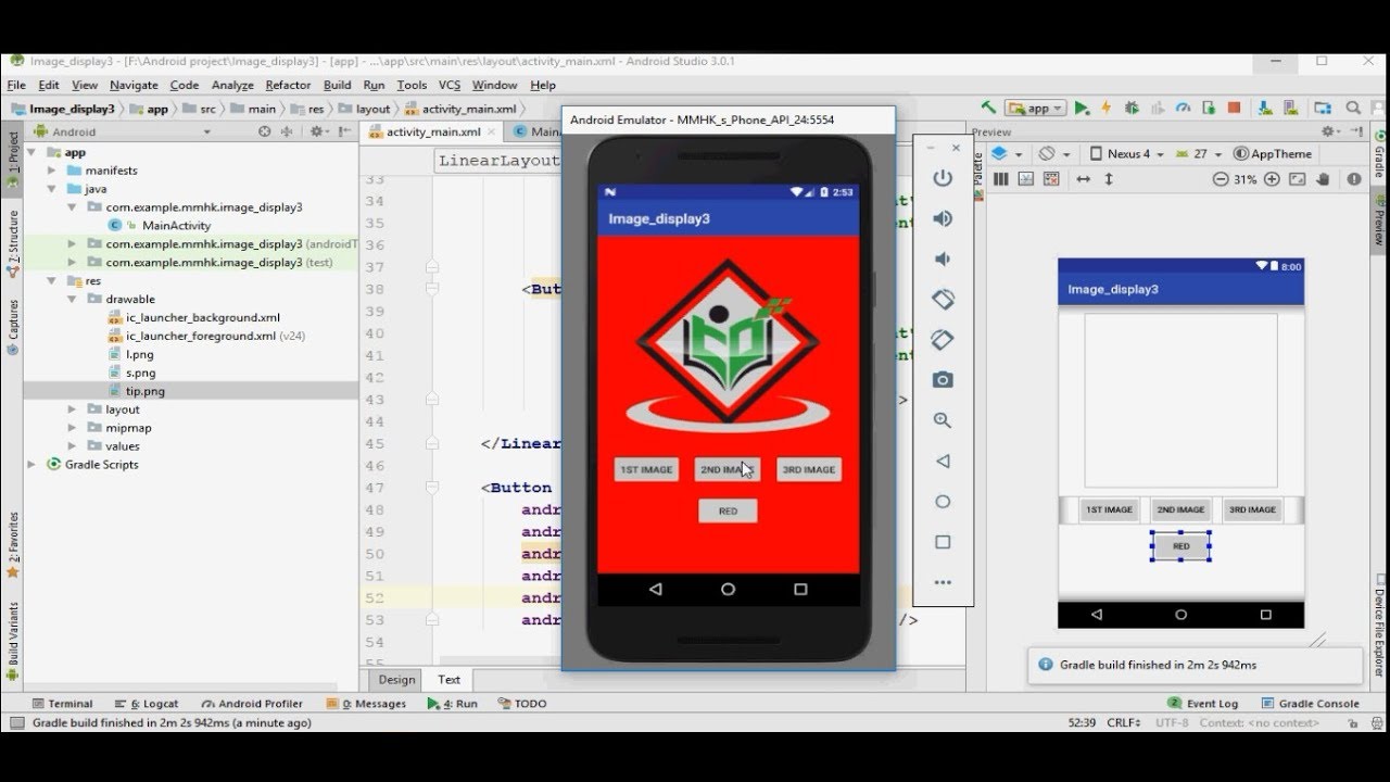 How To Set Image And Change Layout Color Using Button For Android How To Set Image And Change Layout Color Using Button For Android