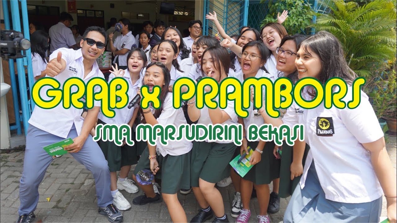 GRAB x PRAMBORS ON SMA MARSUDIRINI BEKASI | FULL HD | RINNI WULANDARI | GAVENDRI | OLA ELLANOR ...