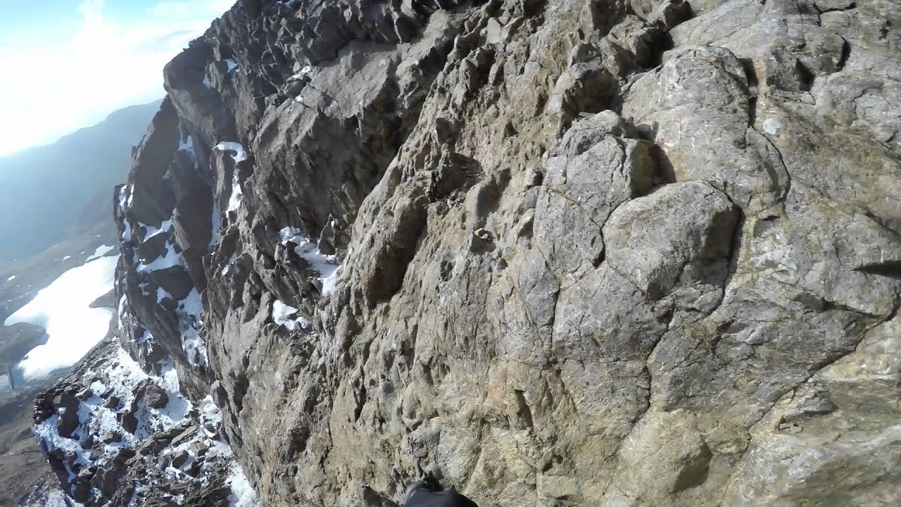 Crib Goch - Ascent Pt2 (Feb 2016) ["Bad Step" pt2] - YouTube