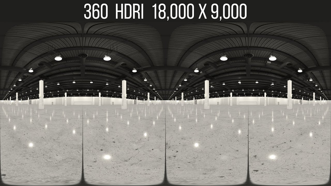 Exhibition Hall / Warehouse / 360 VR HDRI - YouTube