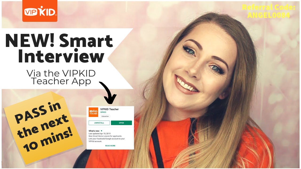 VIPKID New Smart Interview - Pass in the next 10 minutes! - YouTube