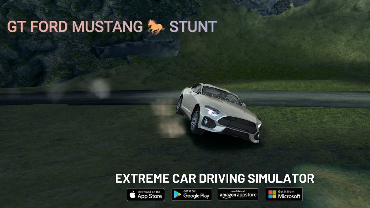 STUNT 😍WITH GT FORD MUSTANG 🐎 II STUNT CAR😍 DRIVING GAMEPLAY I CAR ...