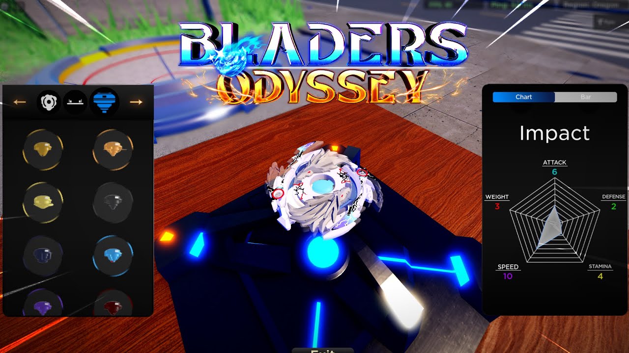 Blader's Odyssey - Customization System & Ui Version 1.5 - YouTube