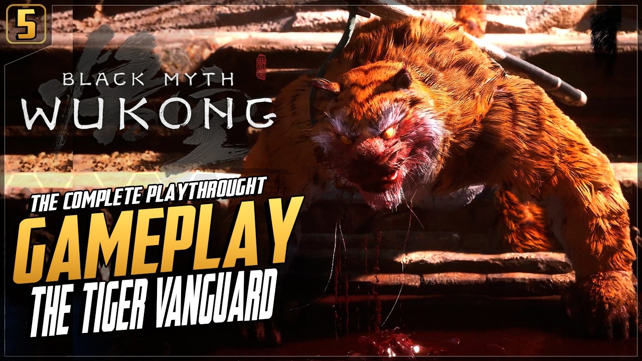 Black Myth Wukong - The Infamous Tiger Vanguard - Walkthrough Gameplay ...