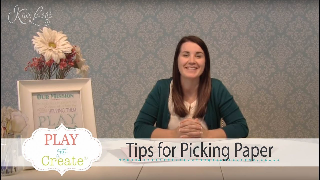 Tips for Picking Paper - YouTube