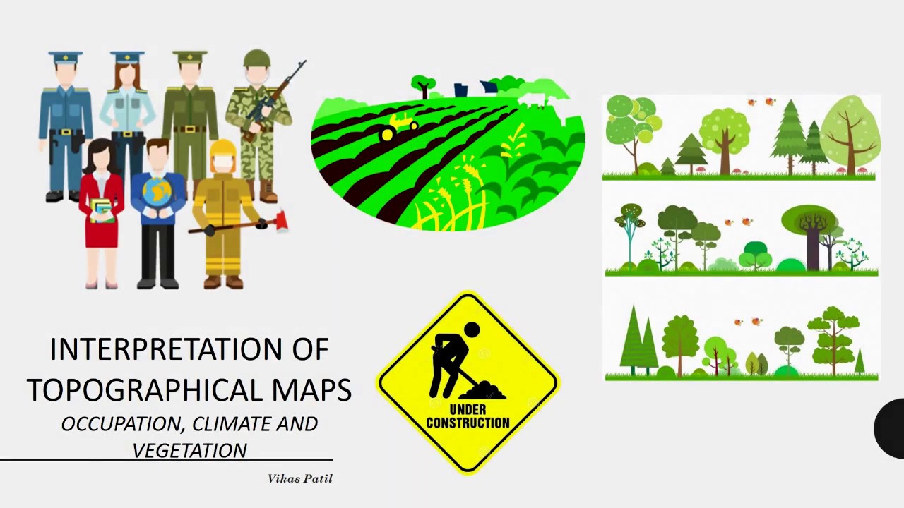 Toposheet interpretation Occupation, Climate & Natural Vegetation - YouTube