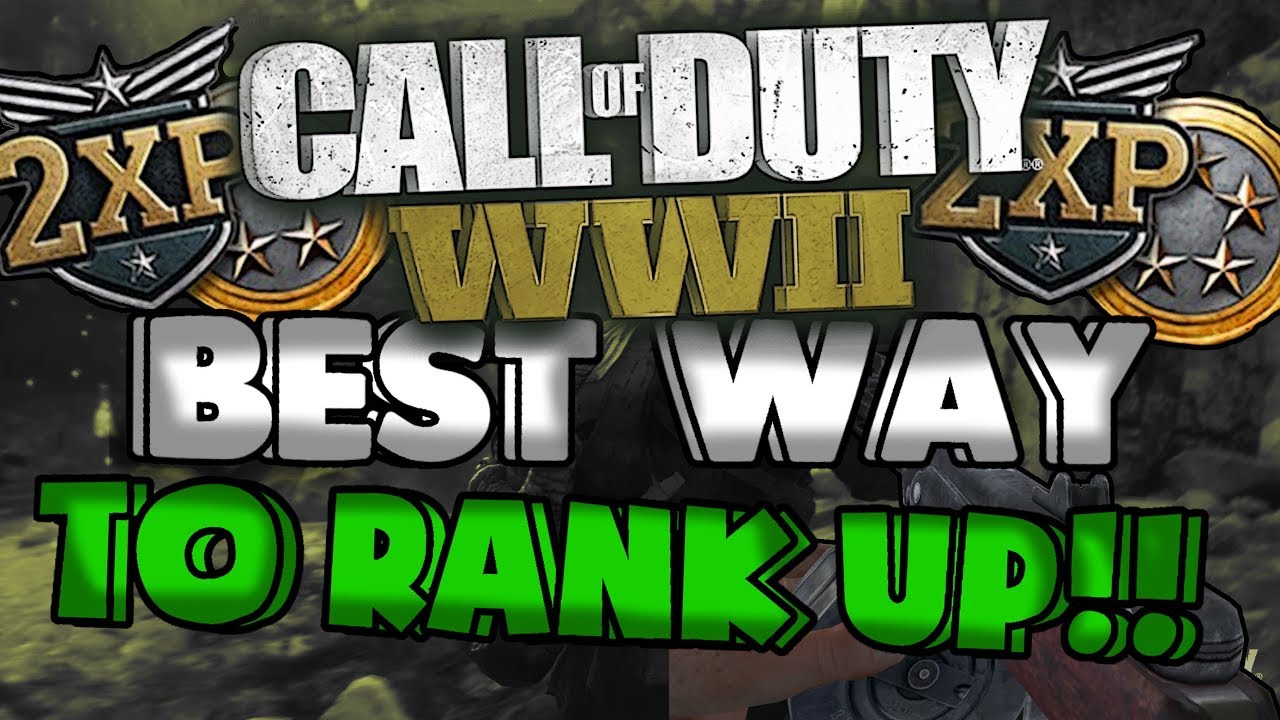 BEST WAY TO RANK UP IN WW2 ( Call Of Duty WW2 ) - YouTube
