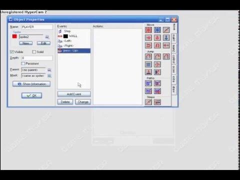 game maker 7 easyiest way to make a platform game tutorial - YouTube