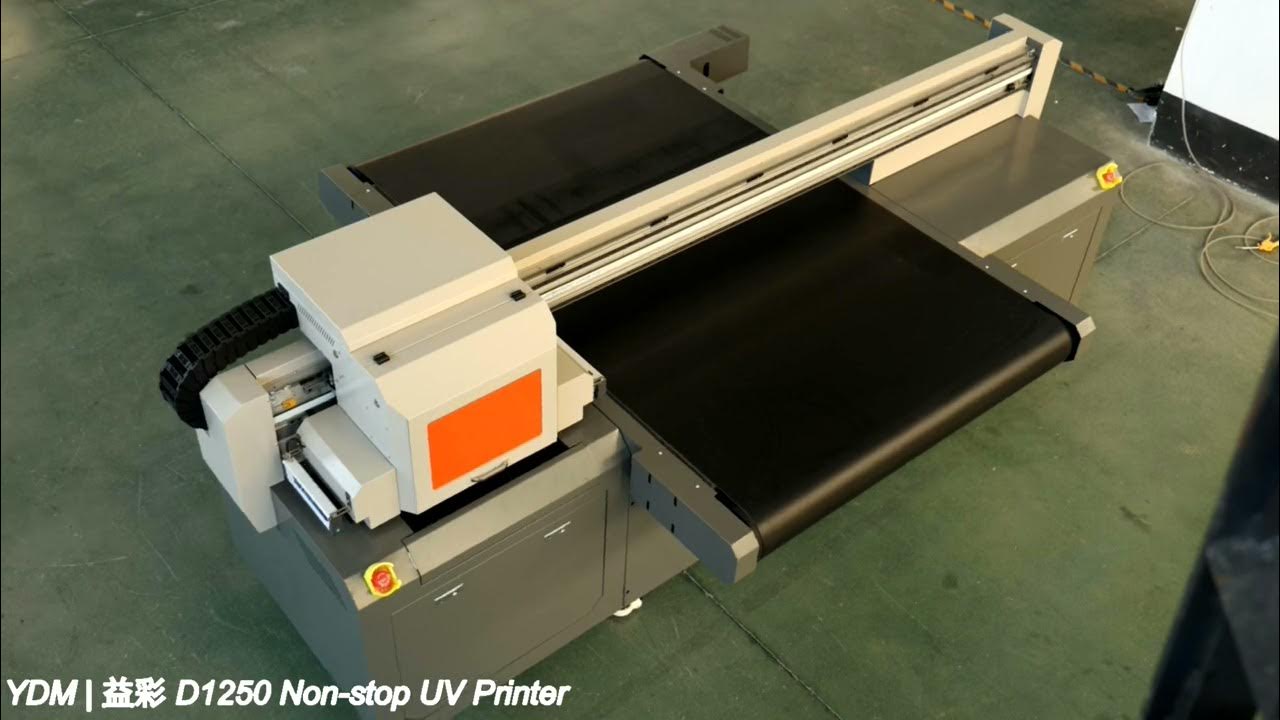 YDM AI Non-stop UV printing machine - YouTube